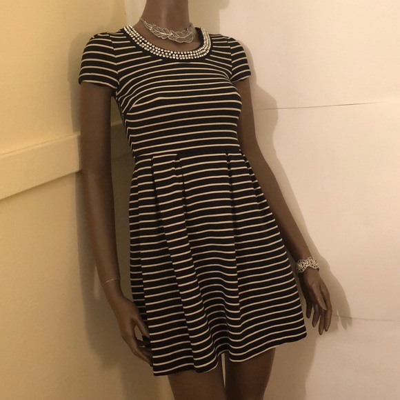 Maison Jules | Dresses | Maison Jules Striped Mini Dress Xs New | Poshmark